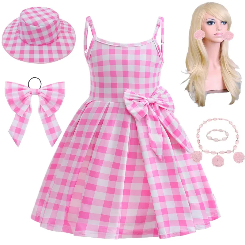 Barbi-Clothes-for-Girls-Movie-Barbi-Csoplay-Dress-Suspender-Bow-Cute ...