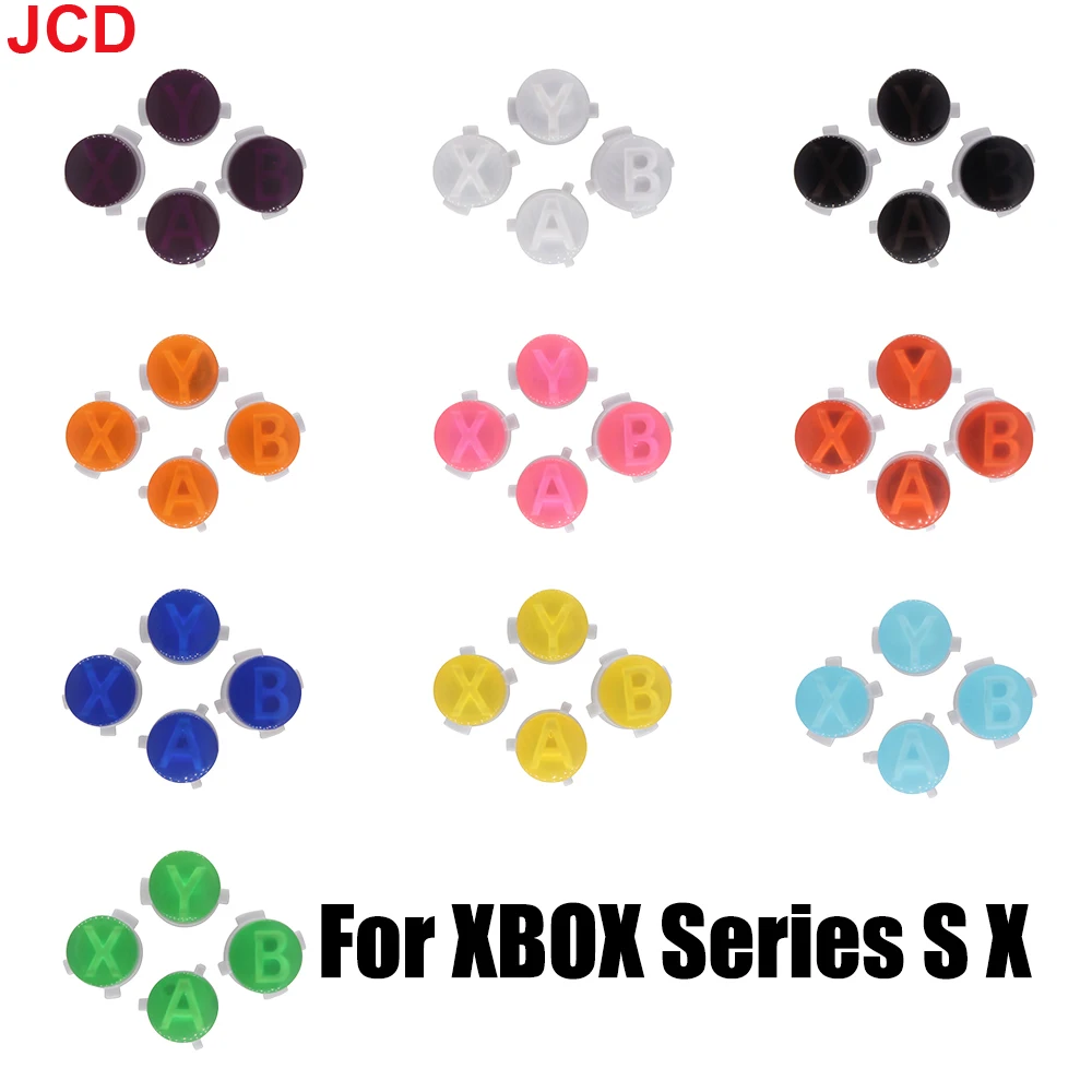 JCD 1pcs Color transparency Replacement ABXY Button kit for Microsoft ...