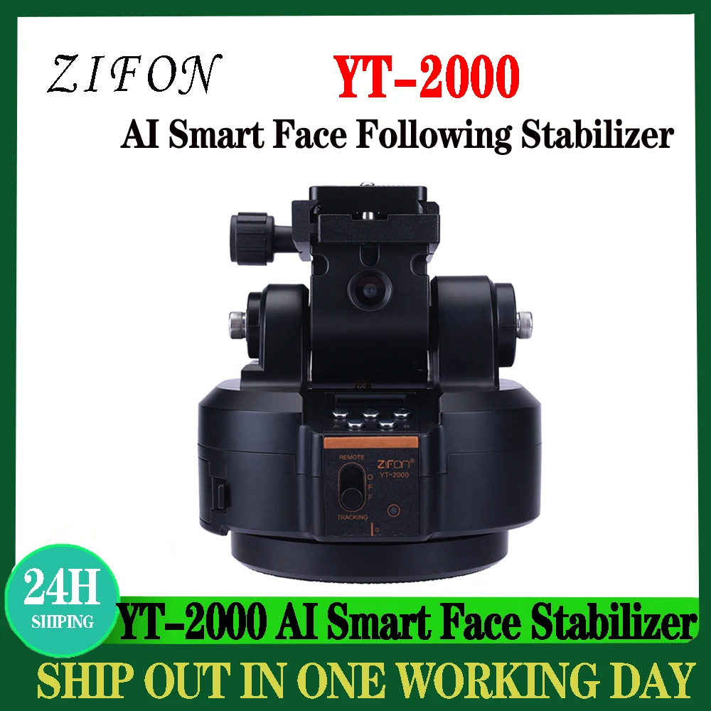 New-Zifon-YT-2000-AI-Smart-Face-Following-Motorized-Rotating-Panoramic-Head-Tripod-Stabilizer ...