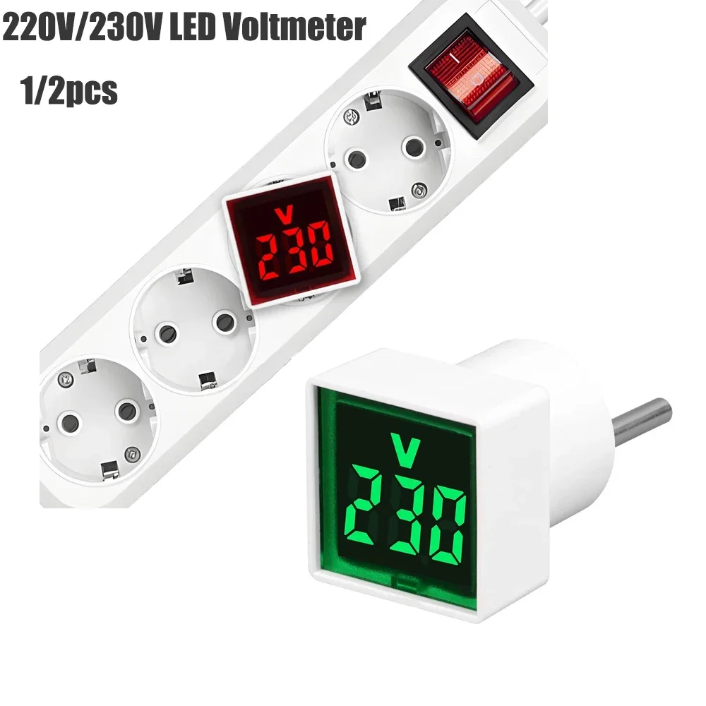 AC-220V-230V-LED-Voltmeter-Indicator-EU-Plug-Socket-Volt-Tester ...
