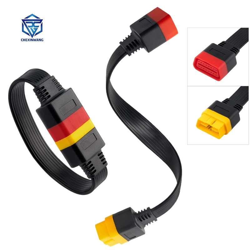 OBDII-Extension-Cable-16-Pin-Male-To-Female-for-Thinkdiag-Easydiag-BD2 ...