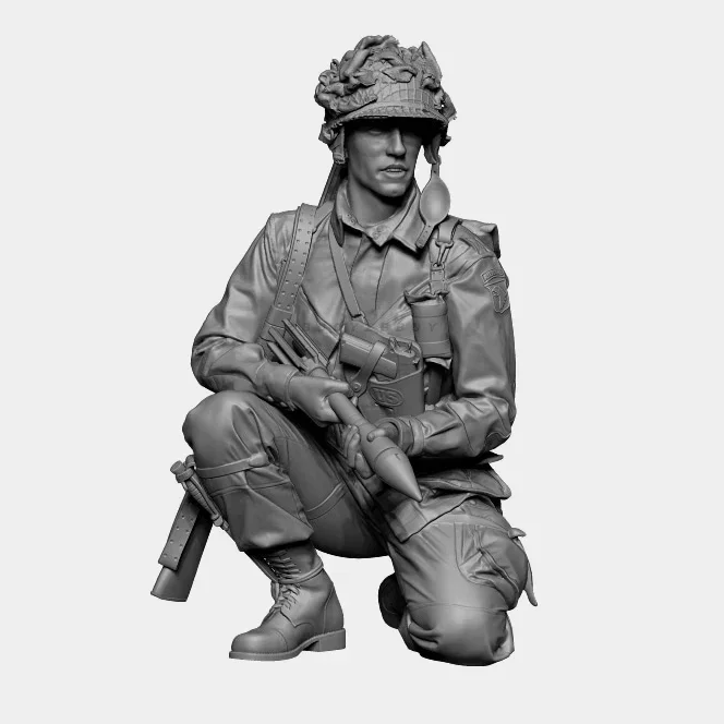 1-35-Resin-Soldier-model-kits-figure-colorless-and-self-assembled-A ...