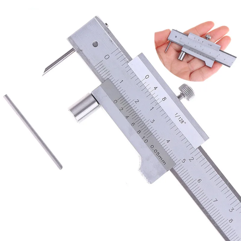 0-200mm-0-300MM-0-400MM-0-500MM-marcado-Vernier-Caliper-Scriber-Regla ...
