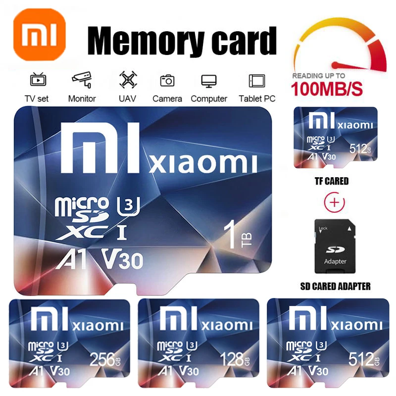 Original-XIAOMI-SD-1TB-Micro-TF-Mini-SD-Card-256GB-512GB-128gb-64GB-TF ...