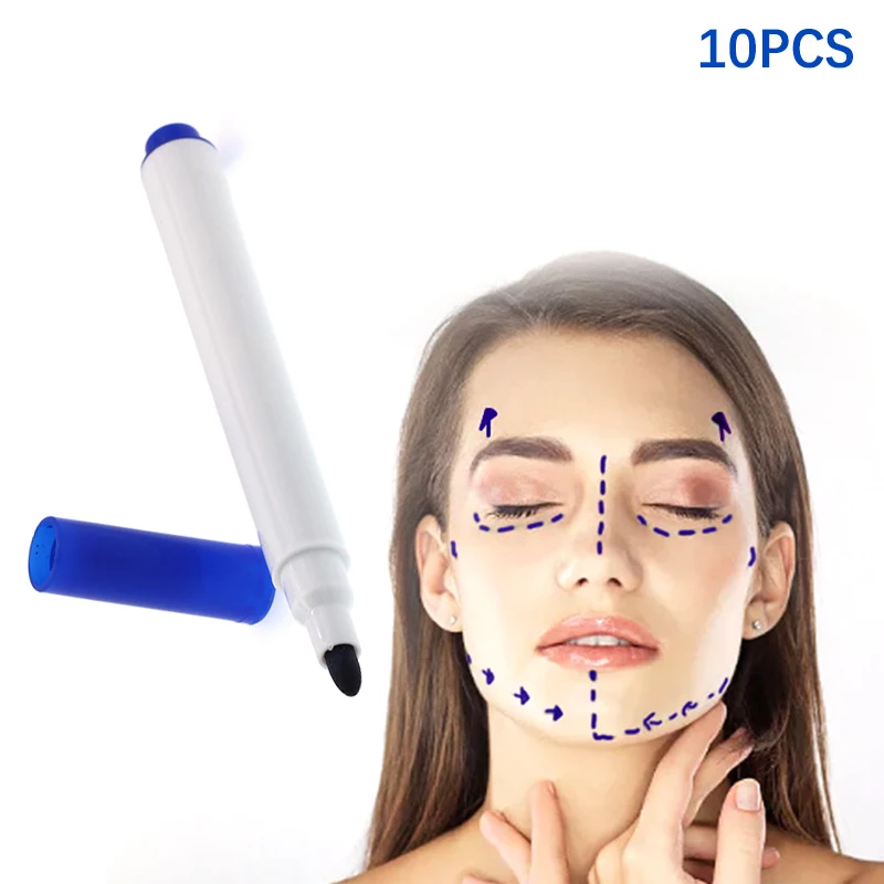 10Pcs-Surgical-Skin-Marker-Eyebrow-Tattoo-Pen-Eye-Brow-Pencil-Microblading-Permanent-Art-Makeup ...