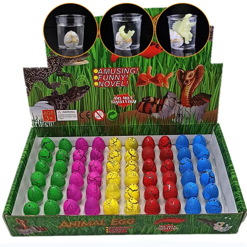 60pcs-Magic-Dinosaur-Eggs-Hatching-In-Water-Growing-Dinosaur-Egg-Animal ...