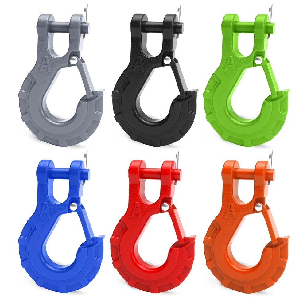 Winch Hook Forged Steel Heavy Duty Clevis Slip Hook 3/8" 5/16" Extreme ...