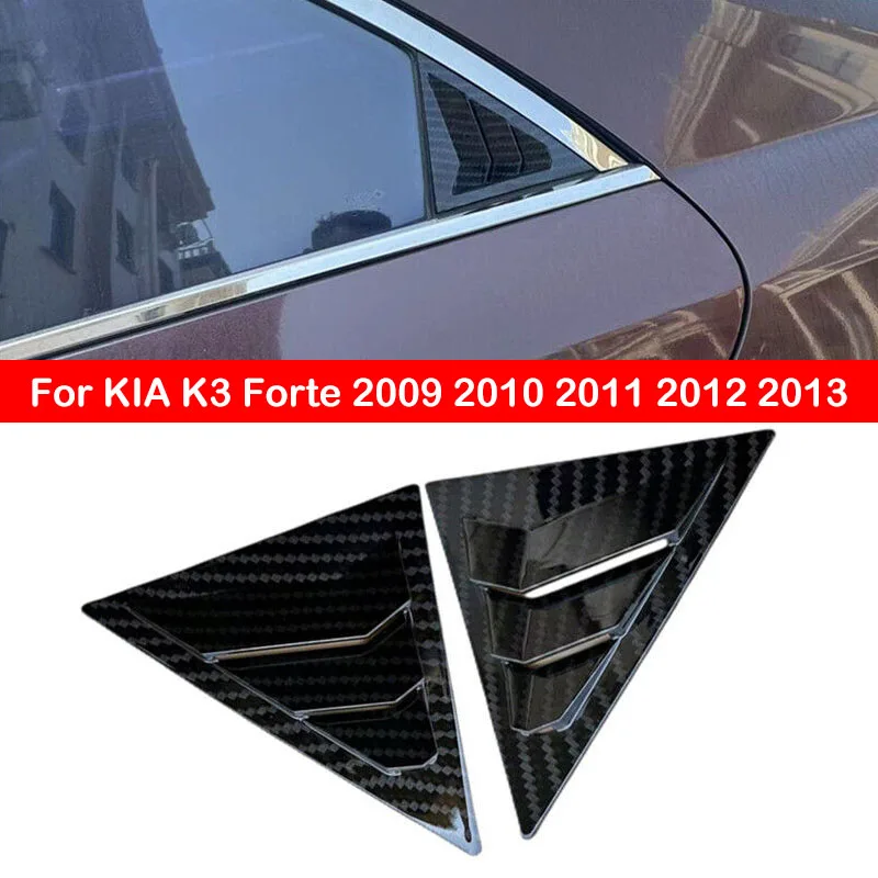For-KIA-K3-Forte-2009-2013-2010-2011-2012-Car-Rear-Louver-Window-Side ...