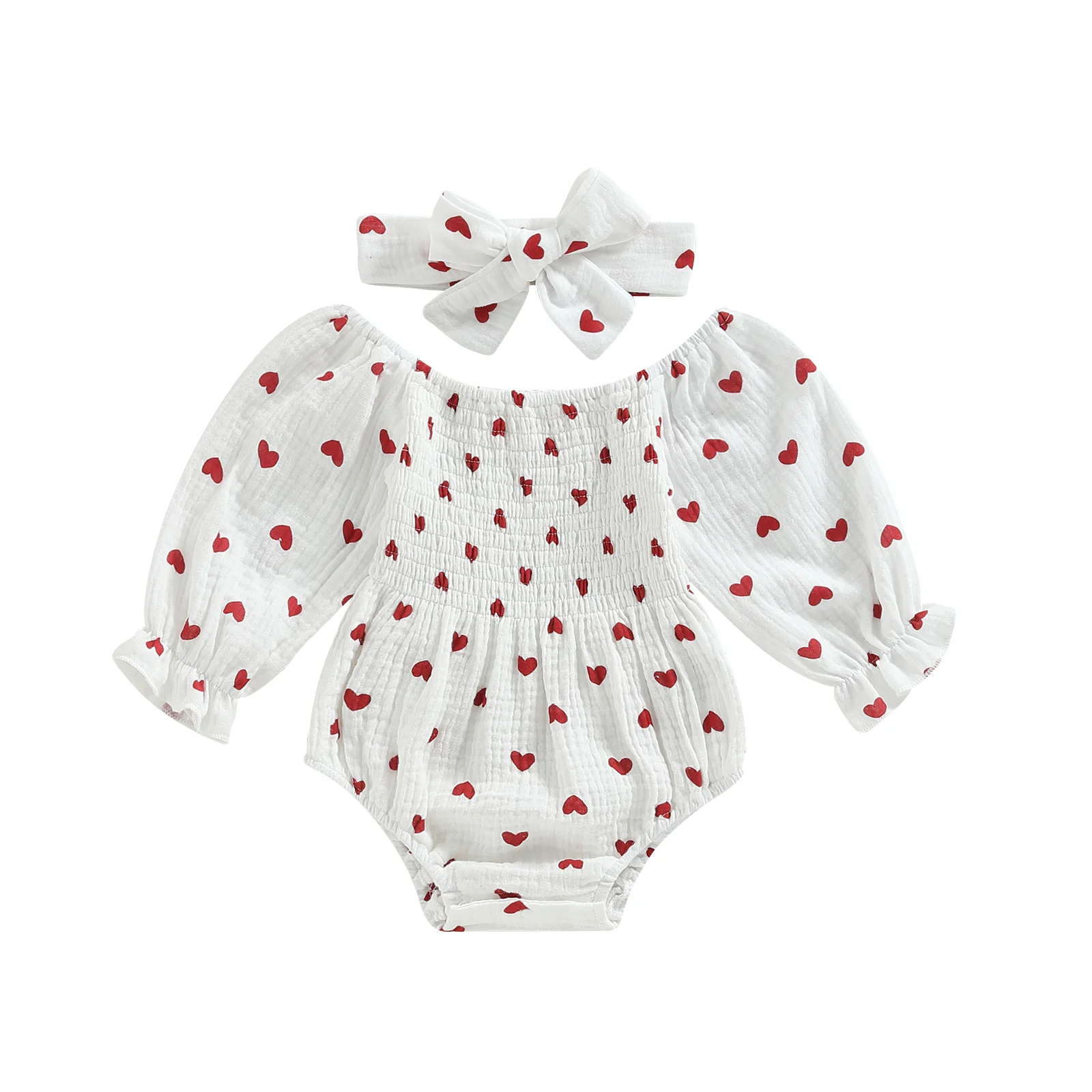 Baby-Girls-Valentine-s-Day-Romper-Heart-Print-Long-Sleeve-Boat-Neck-Jumpsuits-Infant-Autumn ...