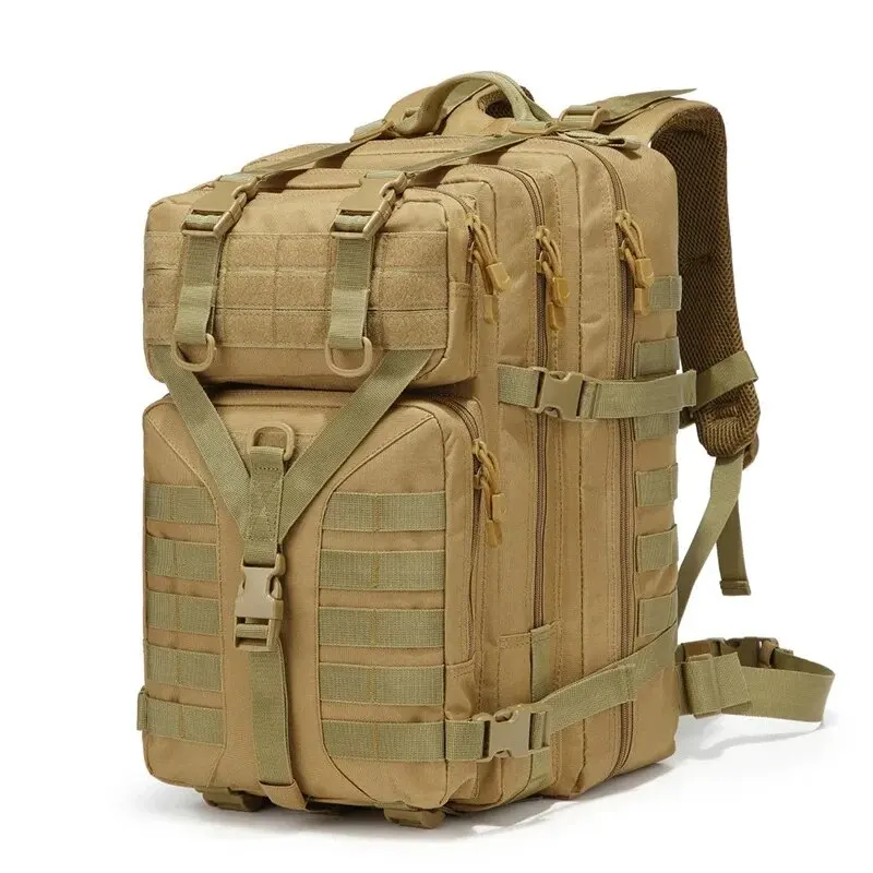 New-Men-Army-Military-Tactical-Backpack-50L-Capacity-Waterproof-Outdoor ...