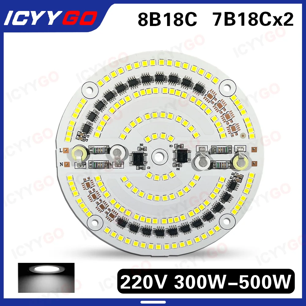 High Voltage AC220V Driver-Free 300W 400W 500W LED Chip SMD 2835 ...