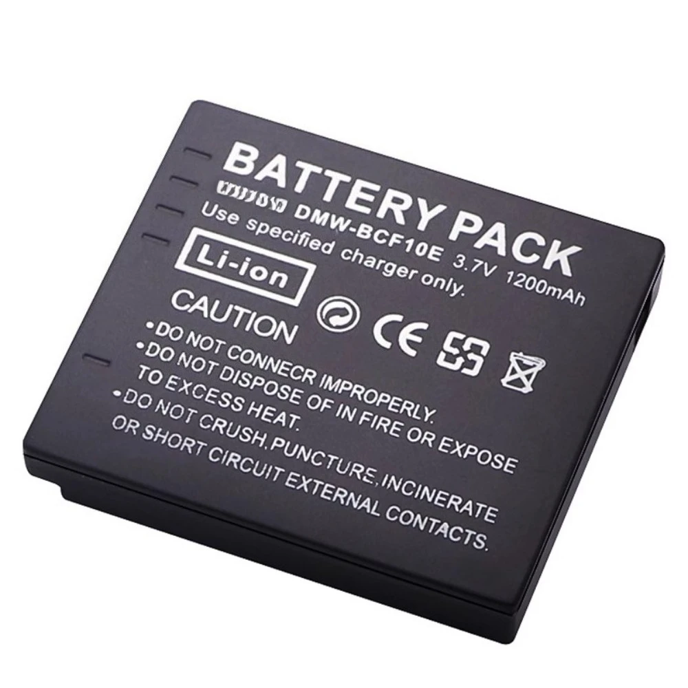 For Panasonic DMW-BCF10 BCF10GK BCF10E BCF10PP DMW-BCF10E CGA-S/106D ...