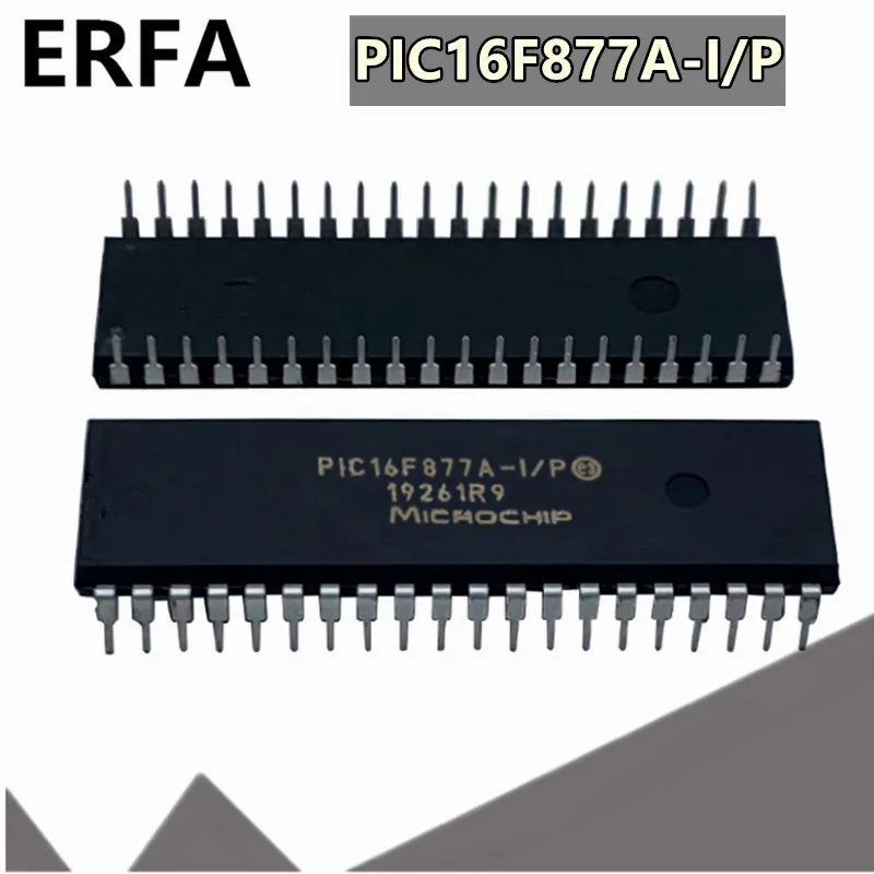 Microcontroladores FLASH IC, PIC16F877A I/P, DIP40 PIC16F877A DIP 16F877A DIP 40, 2 unids/lote ...
