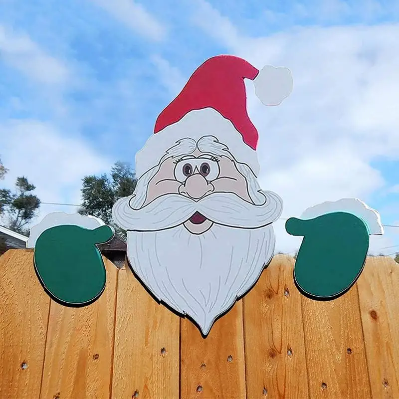 Funny Santa Christmas Yard Decorations From Wood