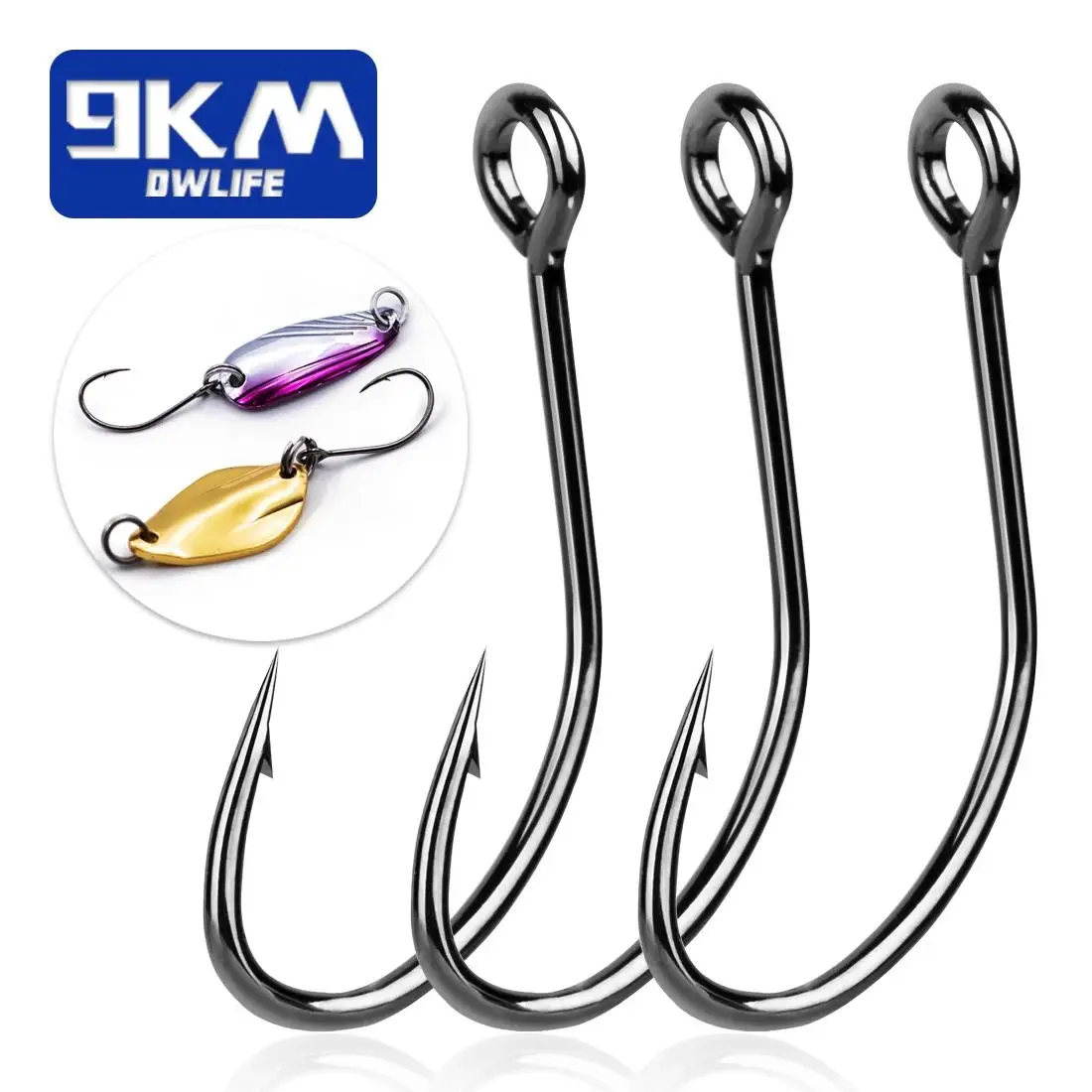 Single-Hooks-50-200Pcs-Fishing-Spoons-Blade-Baits-Hook-Walleye-Bass ...