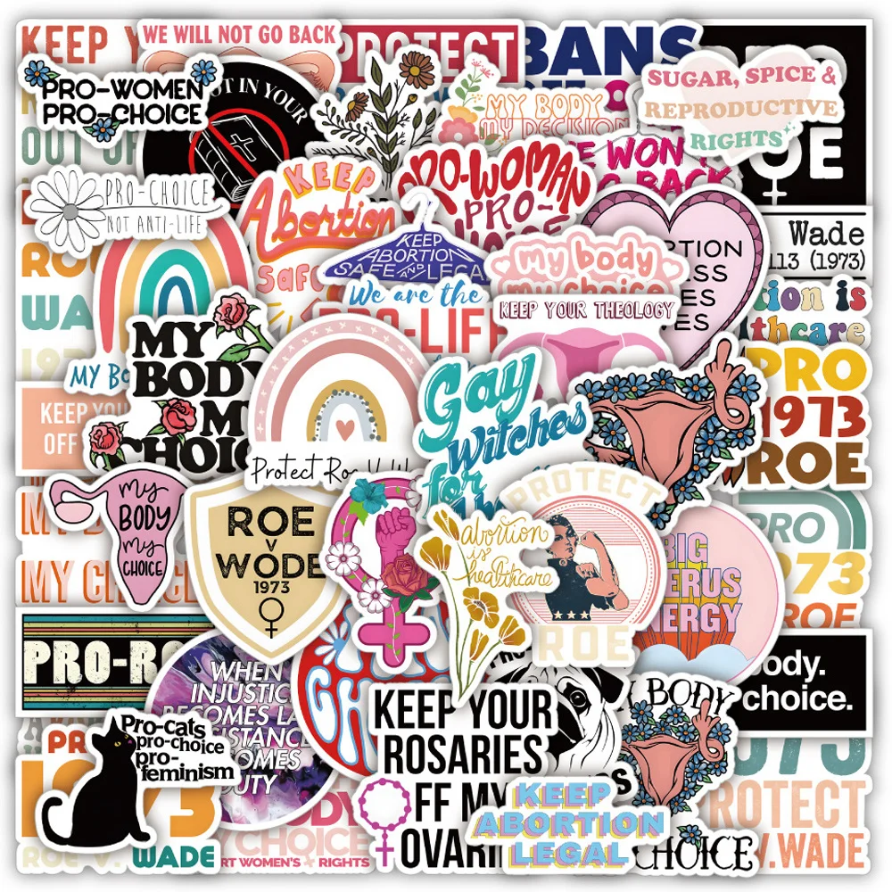 50PCS-Woman-s-Power-Equality-Feminist-Stickers-Skateboard-Laptop-Guitar ...