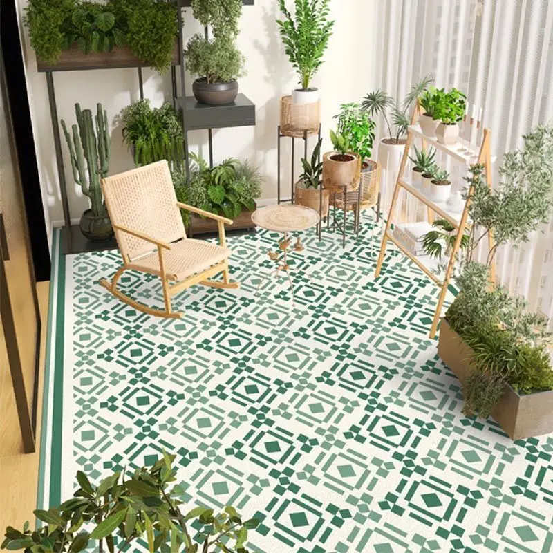 Household-Kitchen-Geometric-Waterproof-and-Oil-proof-Rug-Simple-Balcony ...