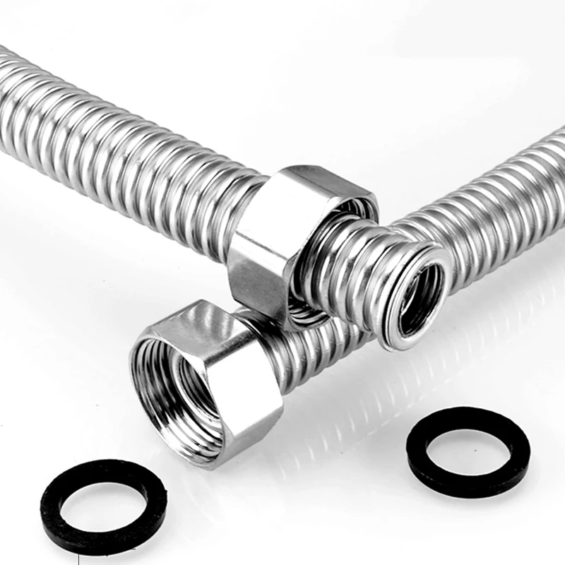 Shower-Hose-Bellows-Extension-Tube-1-2-3-4-Male-Female-Connector-304 ...