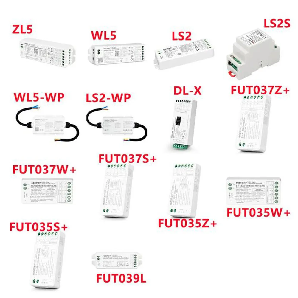 Mi-light-controlador-de-tira-LED-5-en-1-interruptor-RGB-RGBW-RGB-CCT-de ...