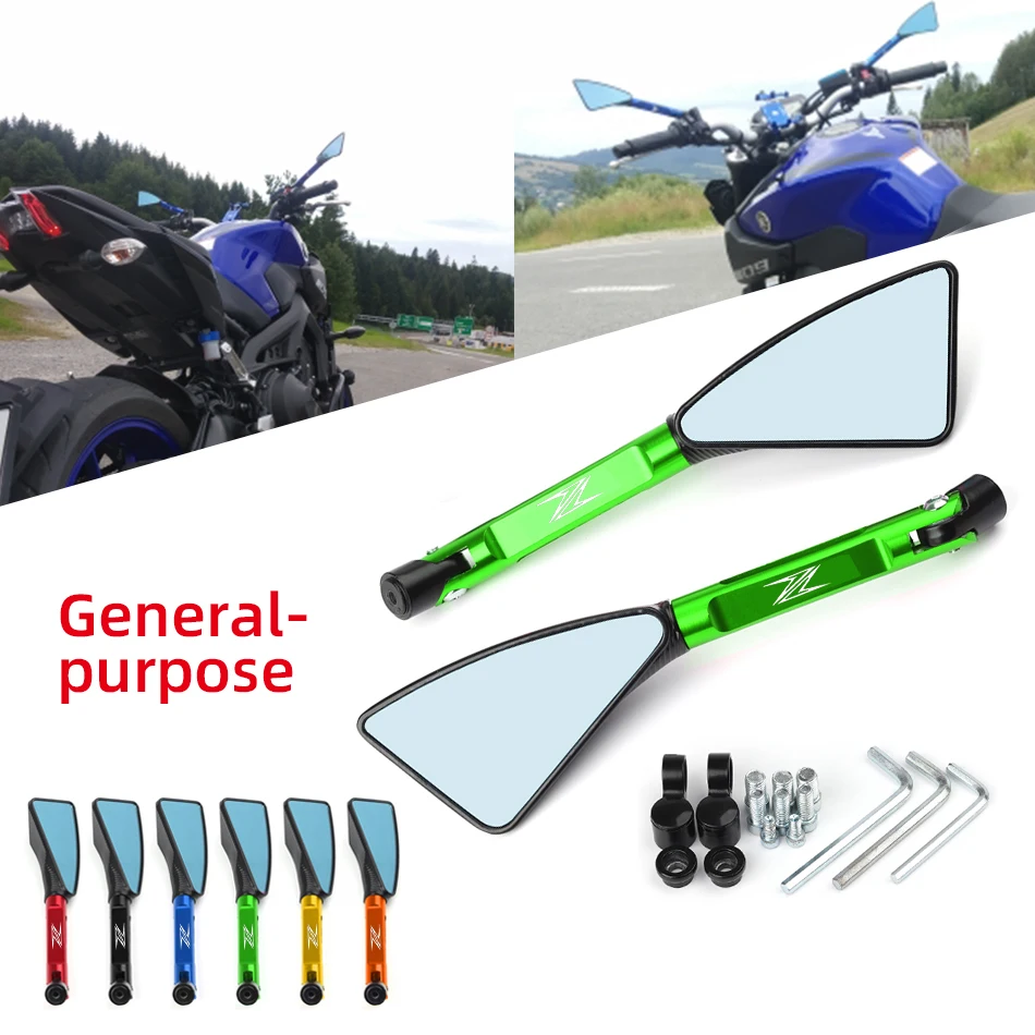 Universal-Motorcycle-mirror-CNC-side-Rearview-For-kawasaki-Z900-Z1000 ...