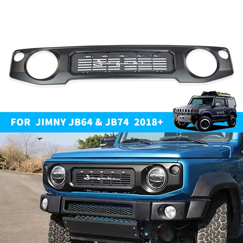 For-Suzuki-Jimny-JB64-JB74-2019-Auto-Exterior-Accessories-Front-Bumper-Grille-ABS-With-LED-Car.jpg