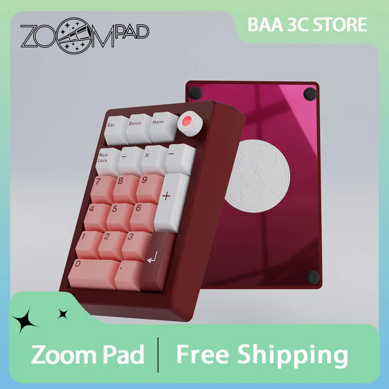 Zoom-Pad-Meletrix-Numeric-Keypad-Kit-3-Mode-Wireless-Bluetooth-Custom ...