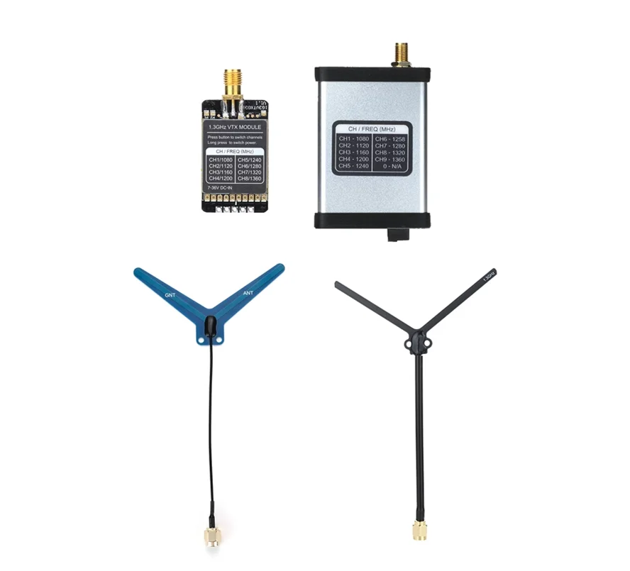 1.2G 1.3G 800mW VTX / VRX Audio Video FPV Transmitter Receiver Module ...