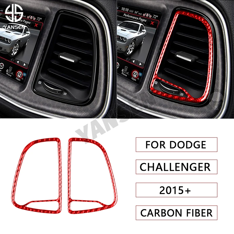 For-Dodge-Challenger-2015-Central-Console-Air-Vent-Outlet-Panel-Cover ...