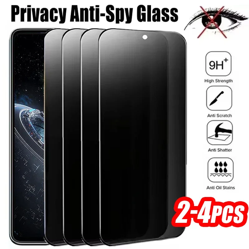 2-4pcs Anti-spy Full Cover Tempered Glass for Infinix GT 20 10 Pro ...