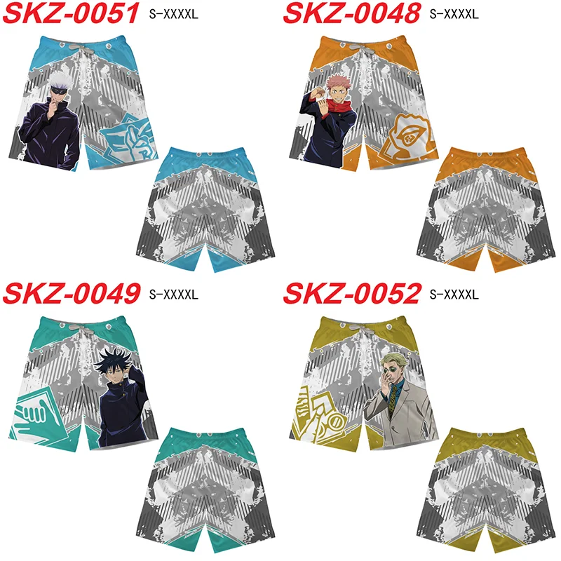 Anime-Jujutsu-Kaisen-Gojo-Satoru-Peripheral-Summer-Beach-Pants-Japanese ...