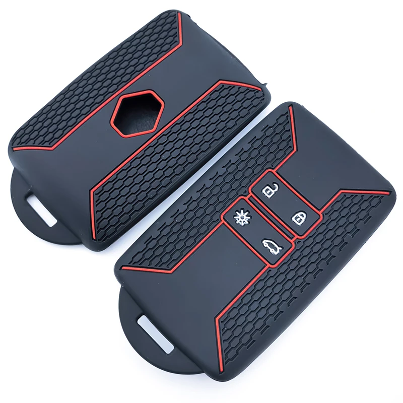 new Silicone Car Key Case Cover Remote Control Fob for Renault Captur ...