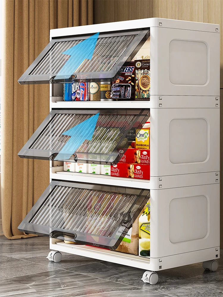 Multi-Layer-Folding-Storage-Cabinet-Organizer-Bins-Transparent-Shelf ...