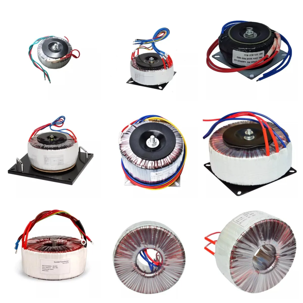 200W-toroidal-transformer-200VA-110V-220V-380V-input-24V-12V-45V-36V ...