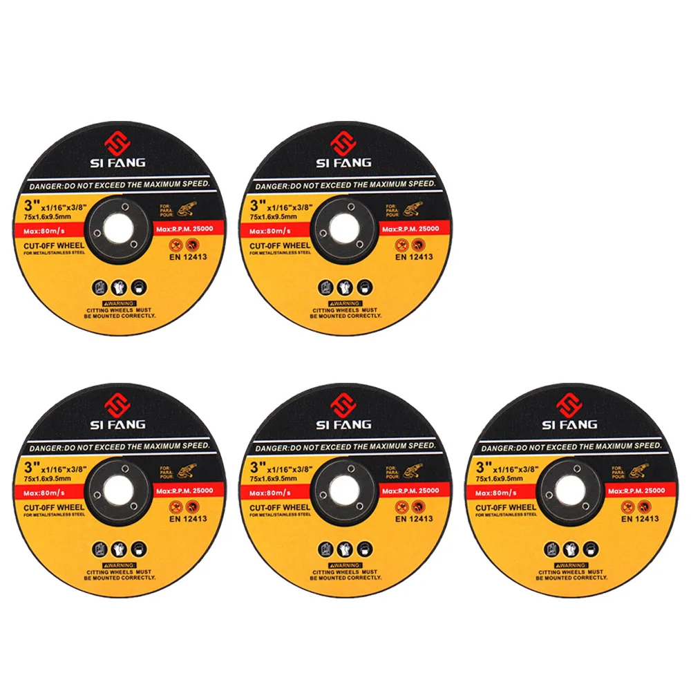 SIFANG-5PCS-Resin-Cutting-Disc-75mm-Cut-Off-Wheel-Angle-Grinder-Disc ...