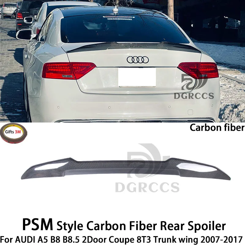 classic AUDI A5 B8 B8.5 2Door Coupe 8T3 PSM Style Carbon fiber Rear ...