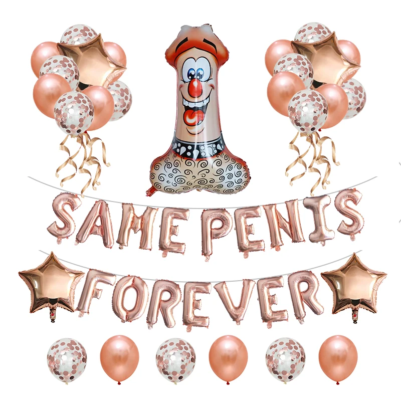 1set-Same-Penis-Forever-Foil-Letter-Balloons-Bachelorette-Hen-Party-Accessories-Wedding-Team ...
