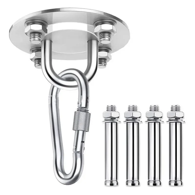 Heavy Duty Swing Hooks Stainless Steel Hammock Wall Mount Anchor Hooks ...