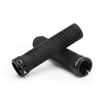 RIDERACE Bicycle Handle Bar Grips MTB Mountain Bike Single-sided Locking Handlebar Cover Rubber ...