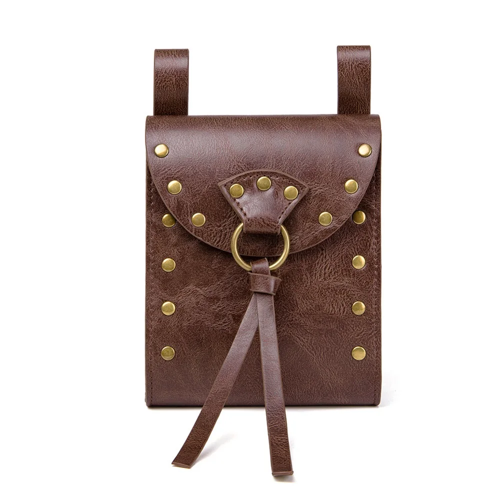 Medieval Retro Waist Bag Viking Style Hanging Belt Coin Purse Knight ...