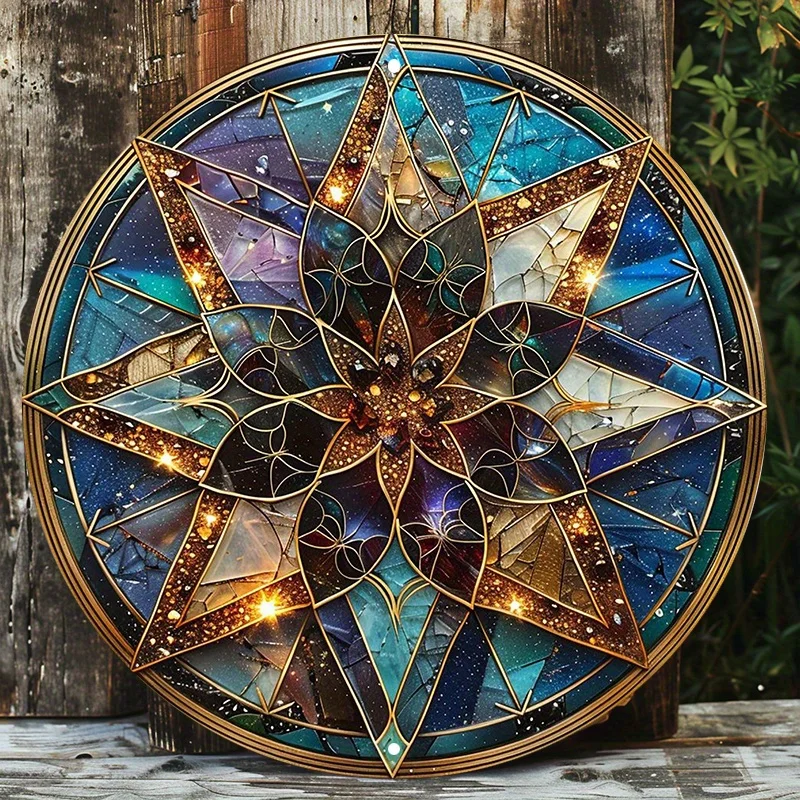 Metal-Round-Wall-Sign-Resistente-s-intemp-ries-Decora-o-com-Impress-o ...