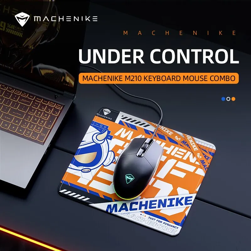 Machenike M210 Gaming Mouse With Mousepad Combo| | - AliExpress