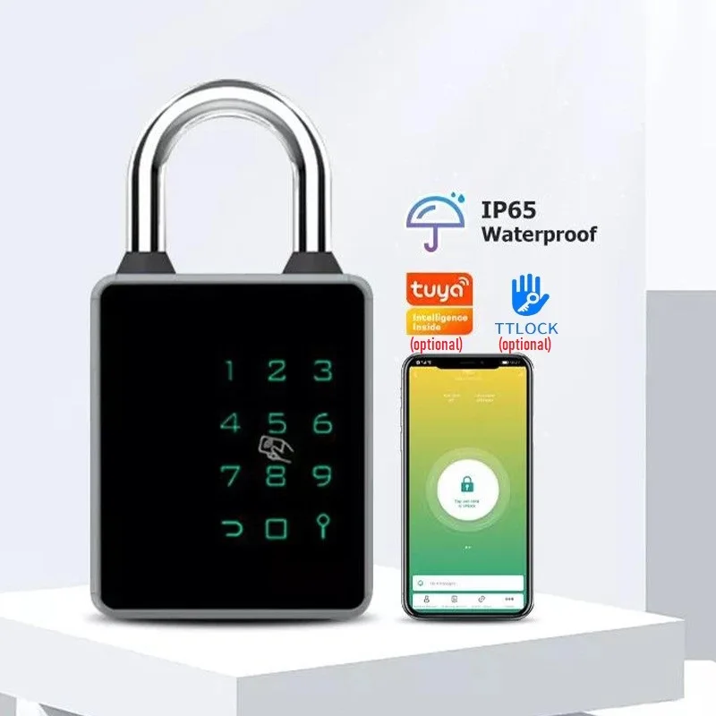 Tuya-TTLOCK-APP-Smart-Password-Padlock-IP65-Waterproof-Biometric ...