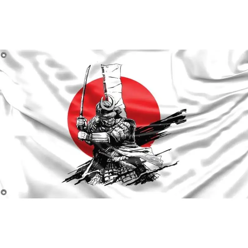 Beasty-Samurai-Fighter-Flag-Unique-Design-Print-High-Quality-Materials ...