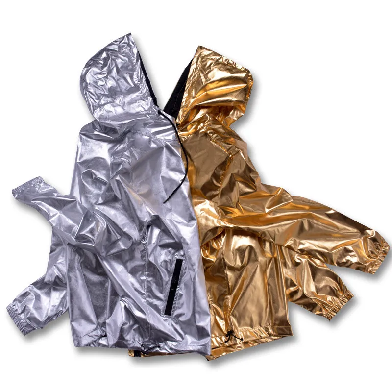 Male-Shiny-Bomber-Jacket-Hip-Hop-Outwear-Mens-Hooded-Jackets-Metallic ...