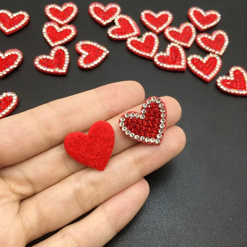 50Pcs-20-19mm-Colorful-Padded-Heart-for-Clothing-Heart-Patches ...
