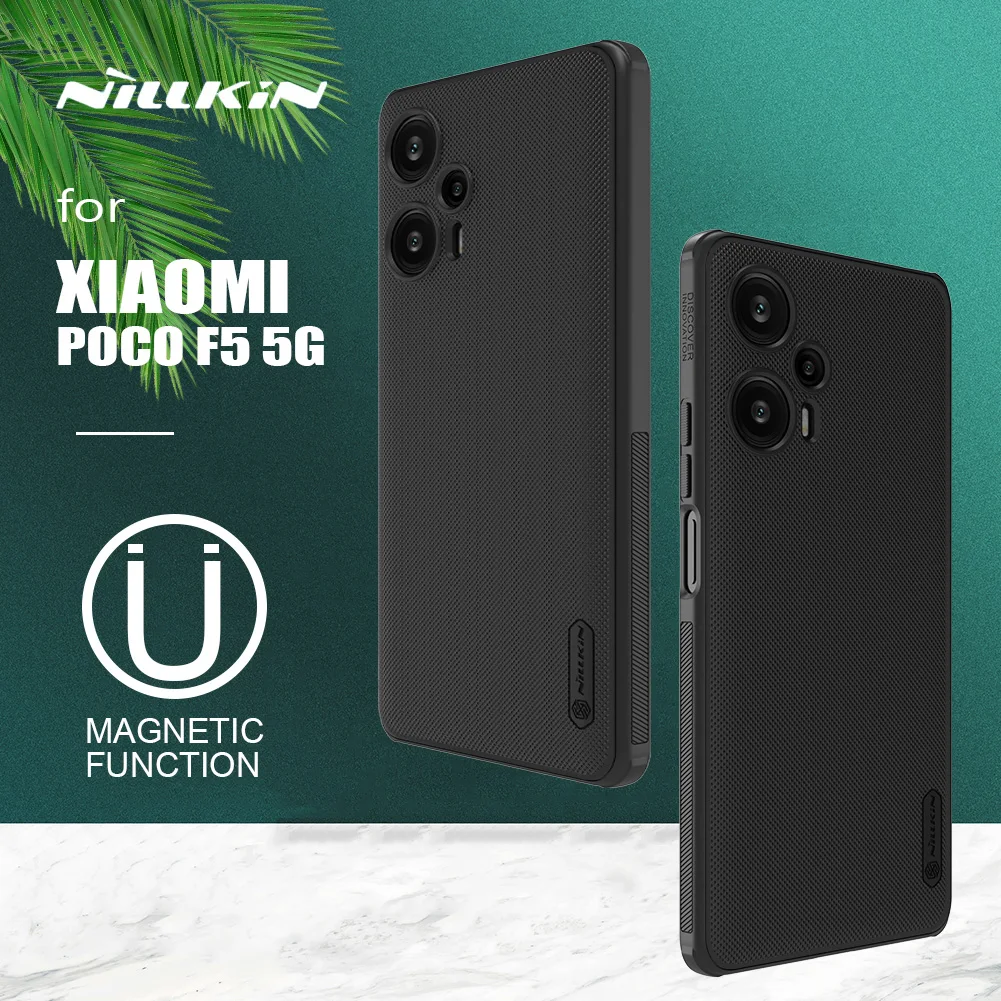 for Xiaomi Poco F5 5G Case Nillkin Super Frosted Shield Hard Magnetic ...