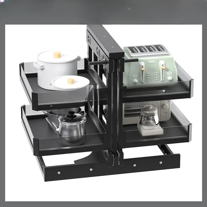 Full-Pull-Out-Baskets-Magic-Corner-Baskets-with-Soft-Closing-Slides ...