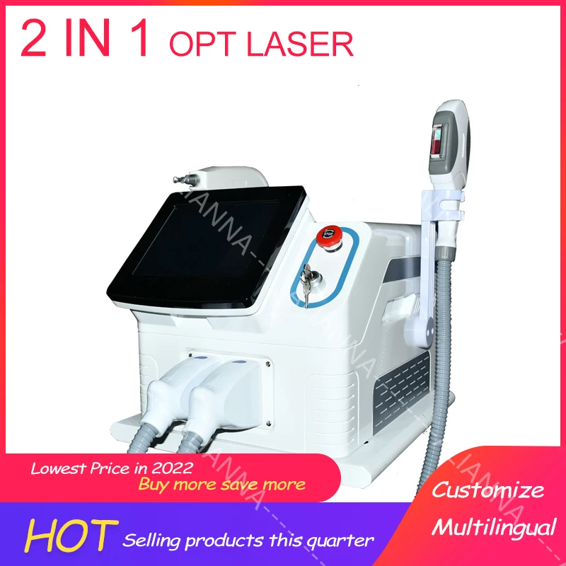 2 In 1 Powerful Portable Ipl Sr Laser / Ipl Hair Removal Machines / Ipl ...