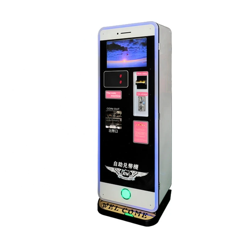 Hot-Sale-Coin-Dispenser-Credit-Card-Arcade-Atm-Bill-To-Coin-Exchange ...