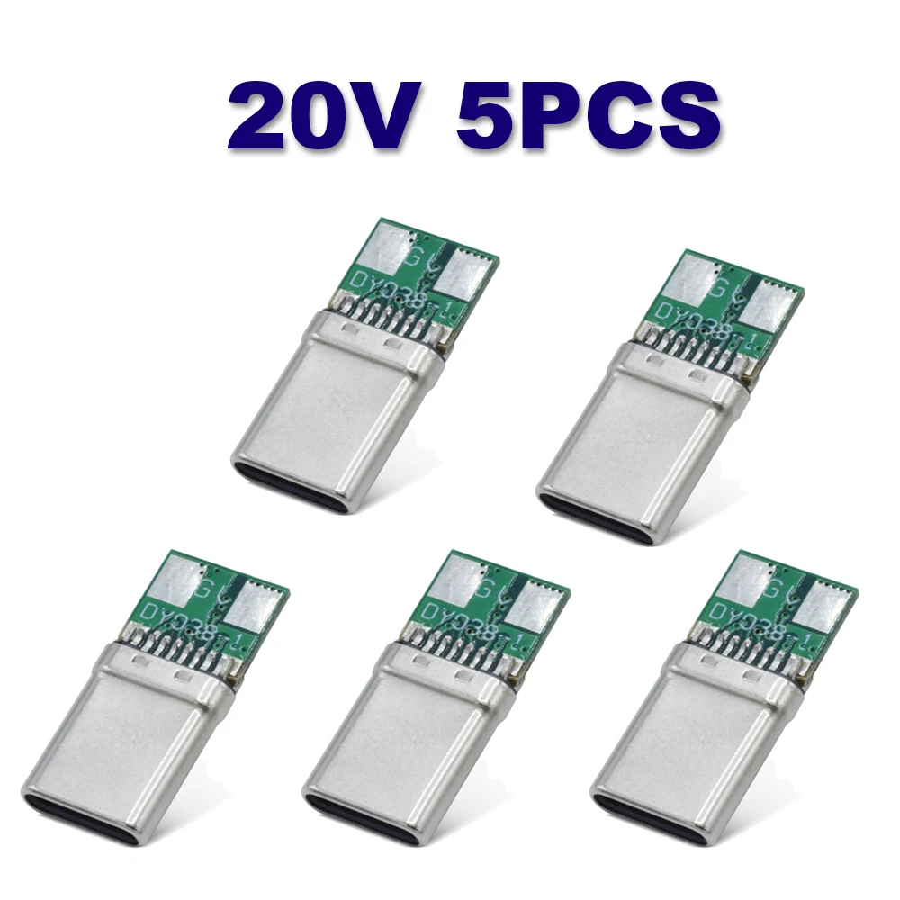 5PCS-Type-C-USB-C-PD-9V-12V-15V-20V-Decoy-Fast-Charge-Trigger-Poll ...
